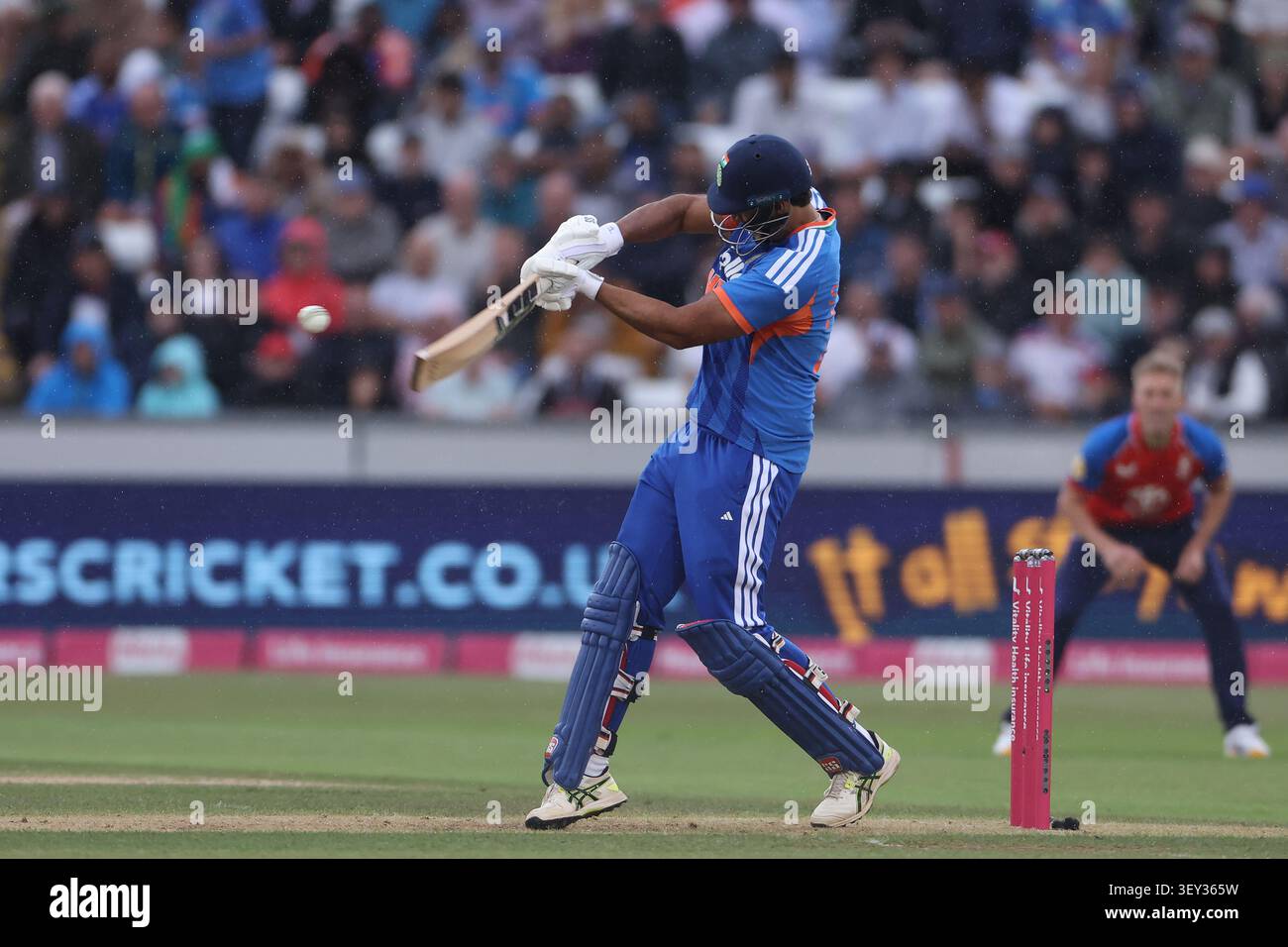 India's Shivam Dube is batting during the 1st Vitality IT20 match ...