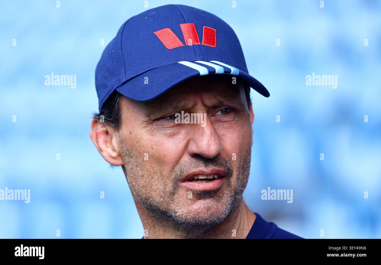 Blues coach Laurie Daley during a NSW Blues State of Origin team ...