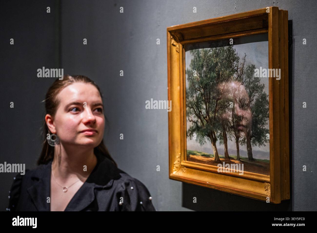 London, UK. 2 Jul 2026. Alexandre Calame, Four Large Trees, before 1850 ...