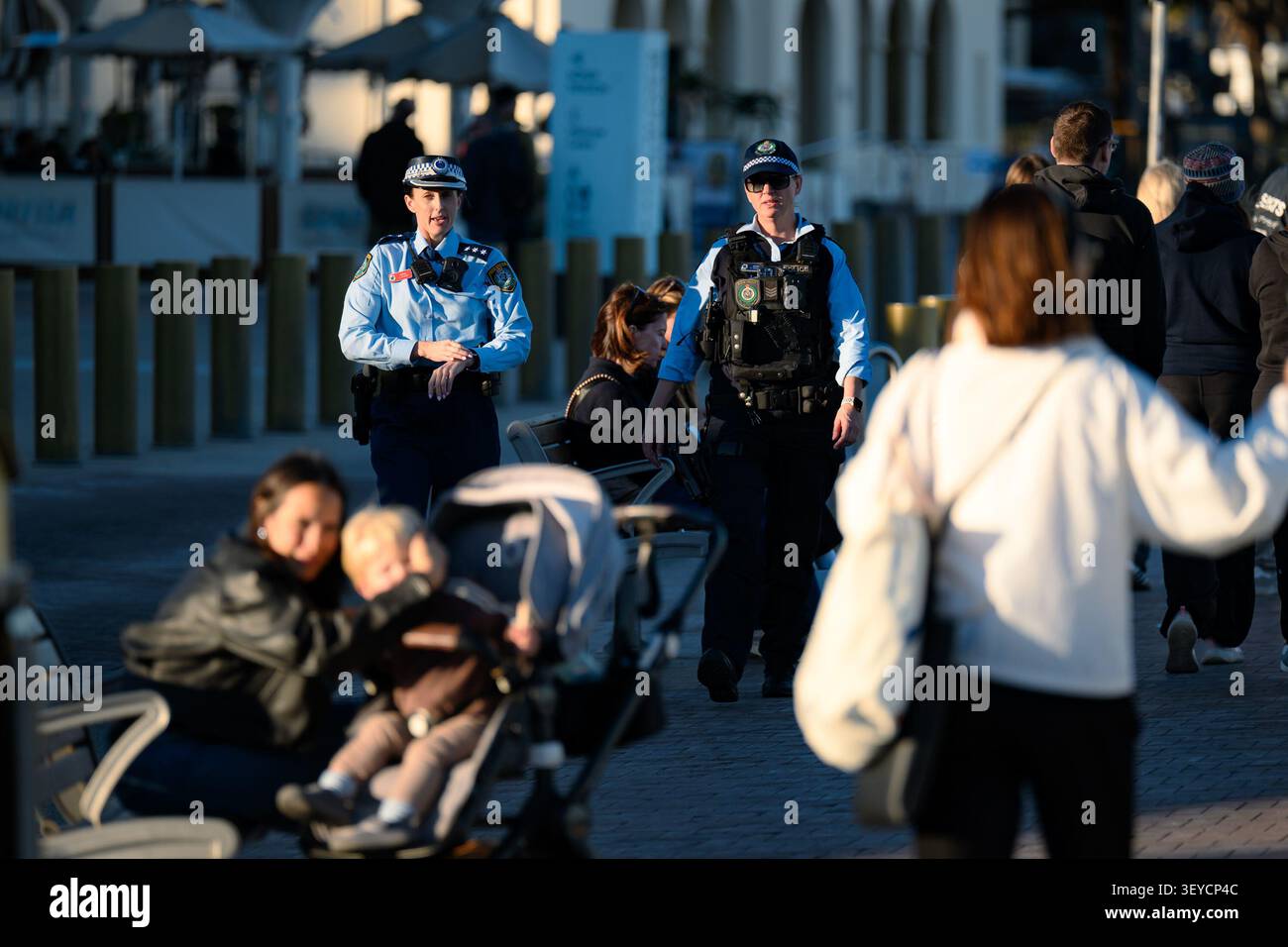 Sydney, Australia. 29th June, 2026. Police officers are seen during the ...