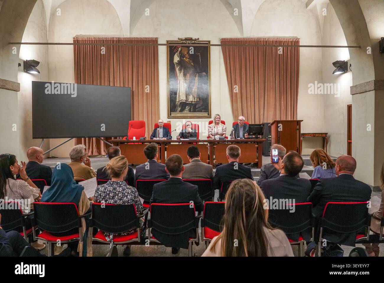 IPA86340884 - MILAN, July 3, 2026 — At the Archbishop's Palace, the ...
