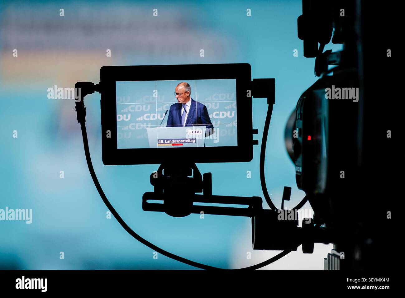 04 July 2026, North Rhine-Westphalia, Duesseldorf: A view of a camera ...