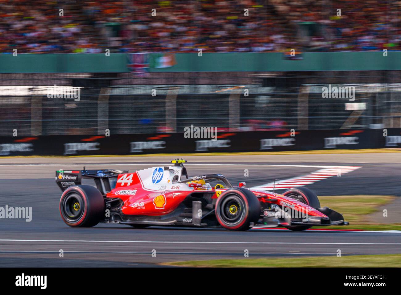 Silverstone, UK, 4th July 2026 Car #44 Lewis Hamilton for Ferrari ...