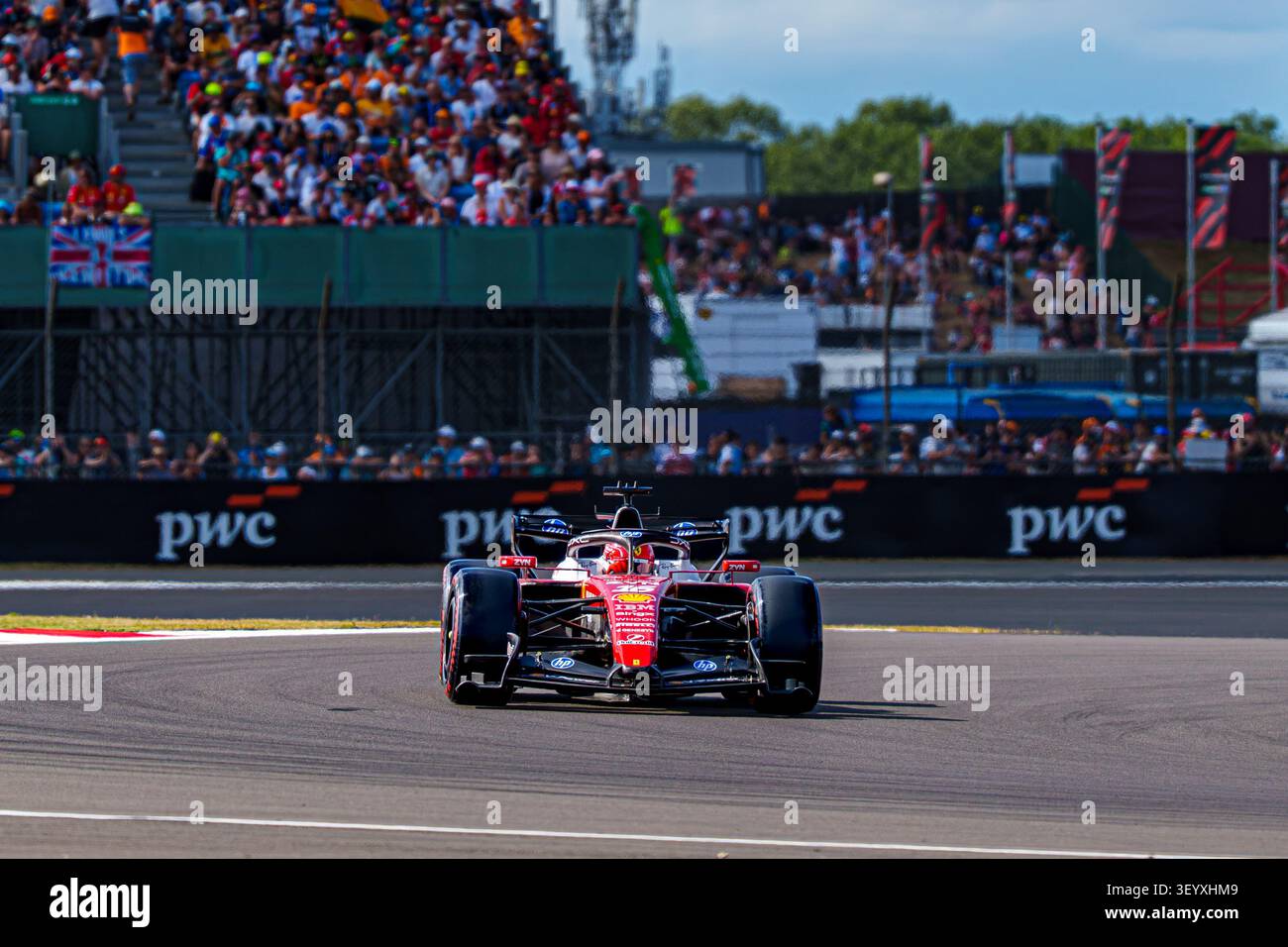 Silverstone, UK, 4th July 2026 Car #16 Charles Leclerc for Ferrari ...