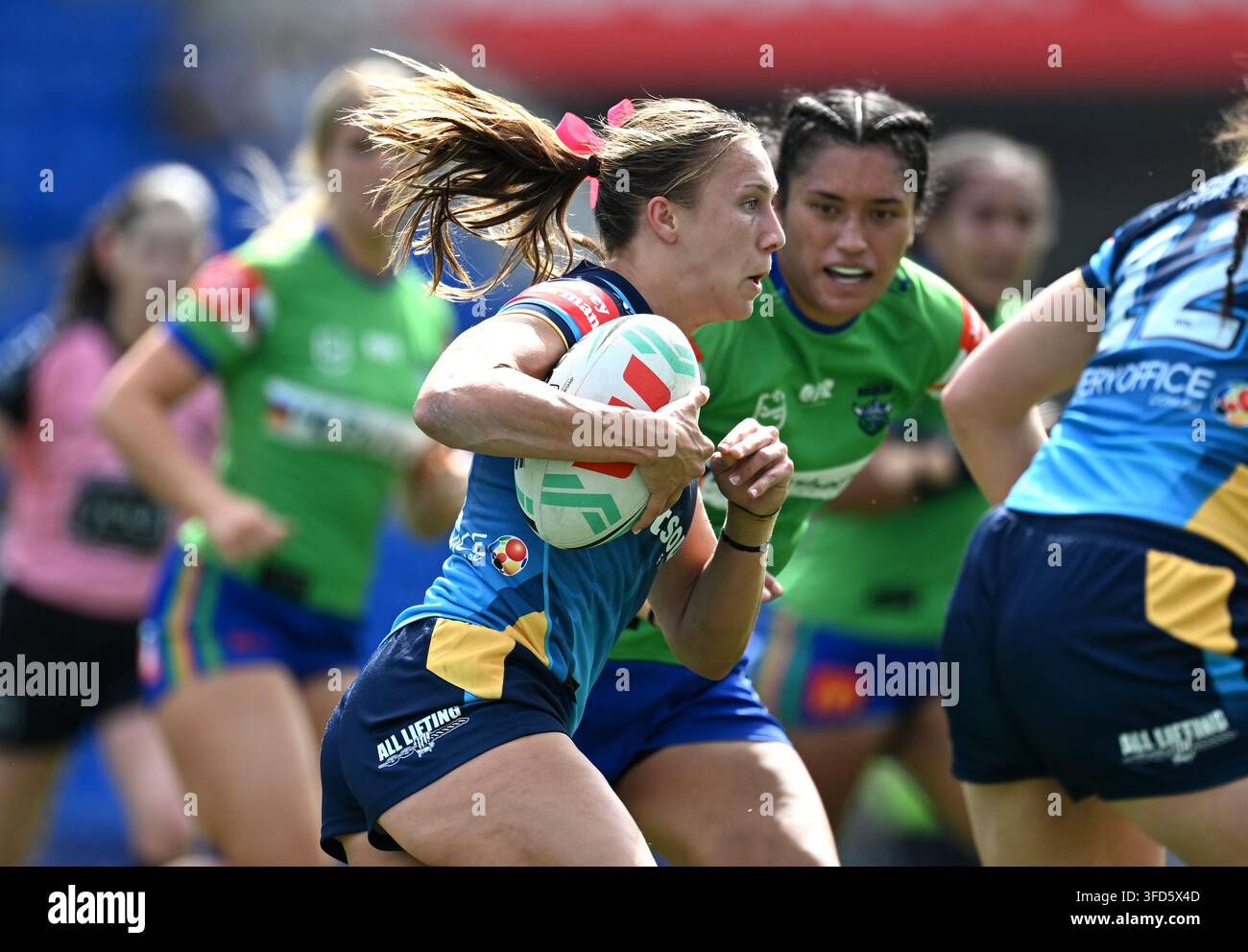 Teagan Levi of the Titans during the NRLW Round 9 match between the ...