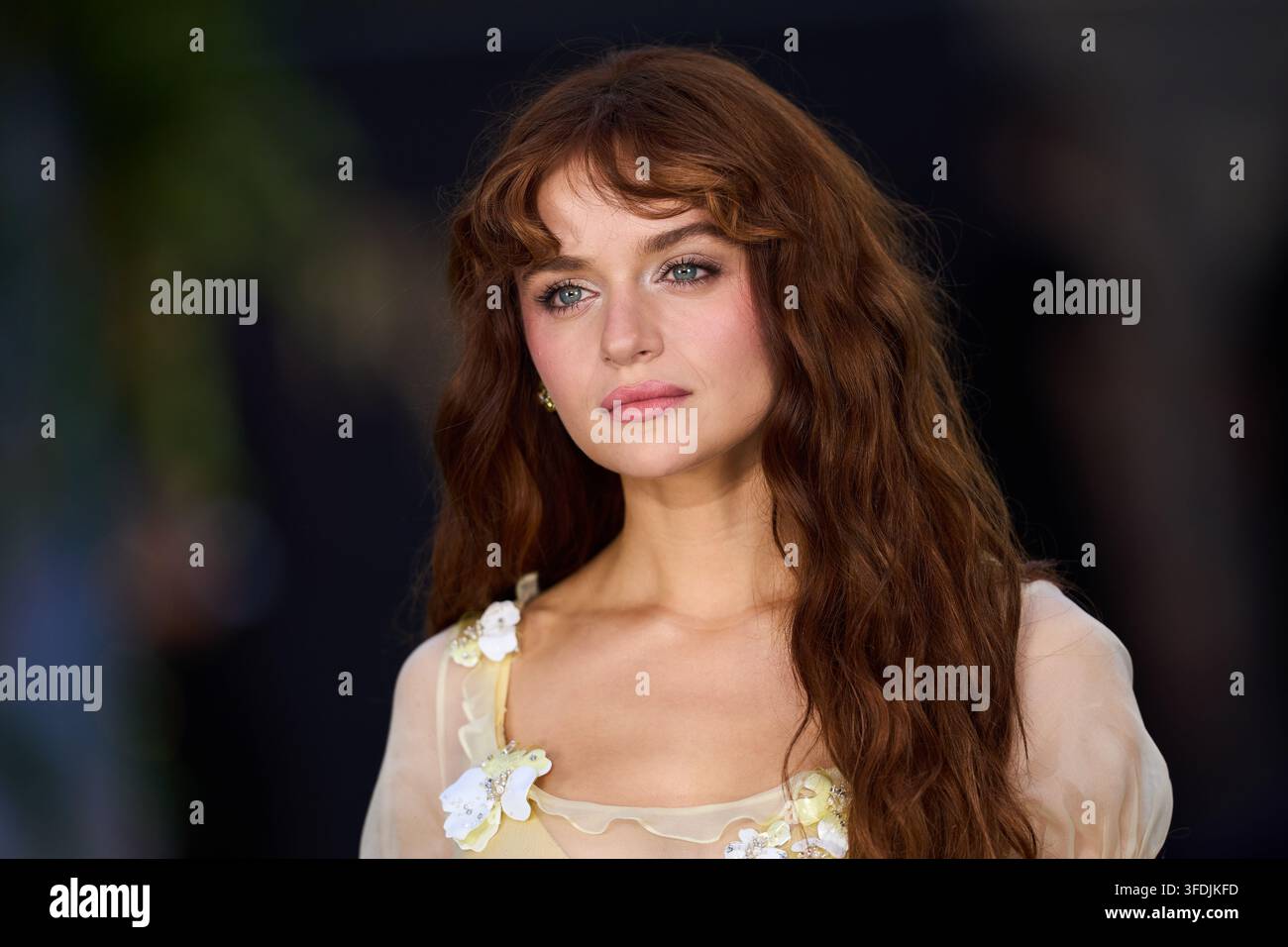 Joey King Poses For Photographers Upon Arrival At The Premiere Of The
