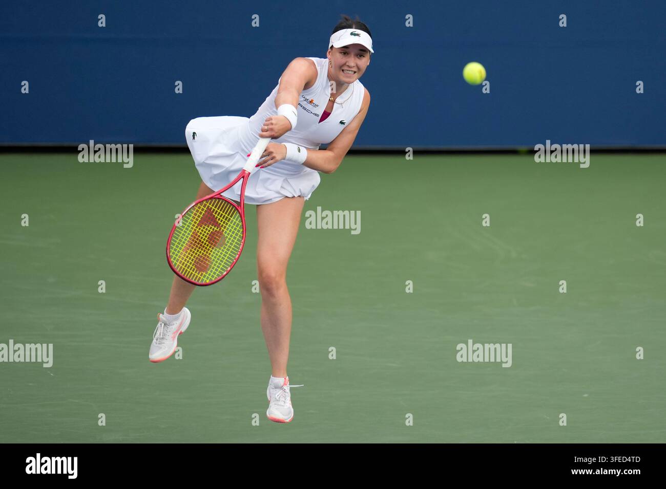 Eva Lys Of Germany Serves The Ball To Mirra Andreeva Of Russia 5370