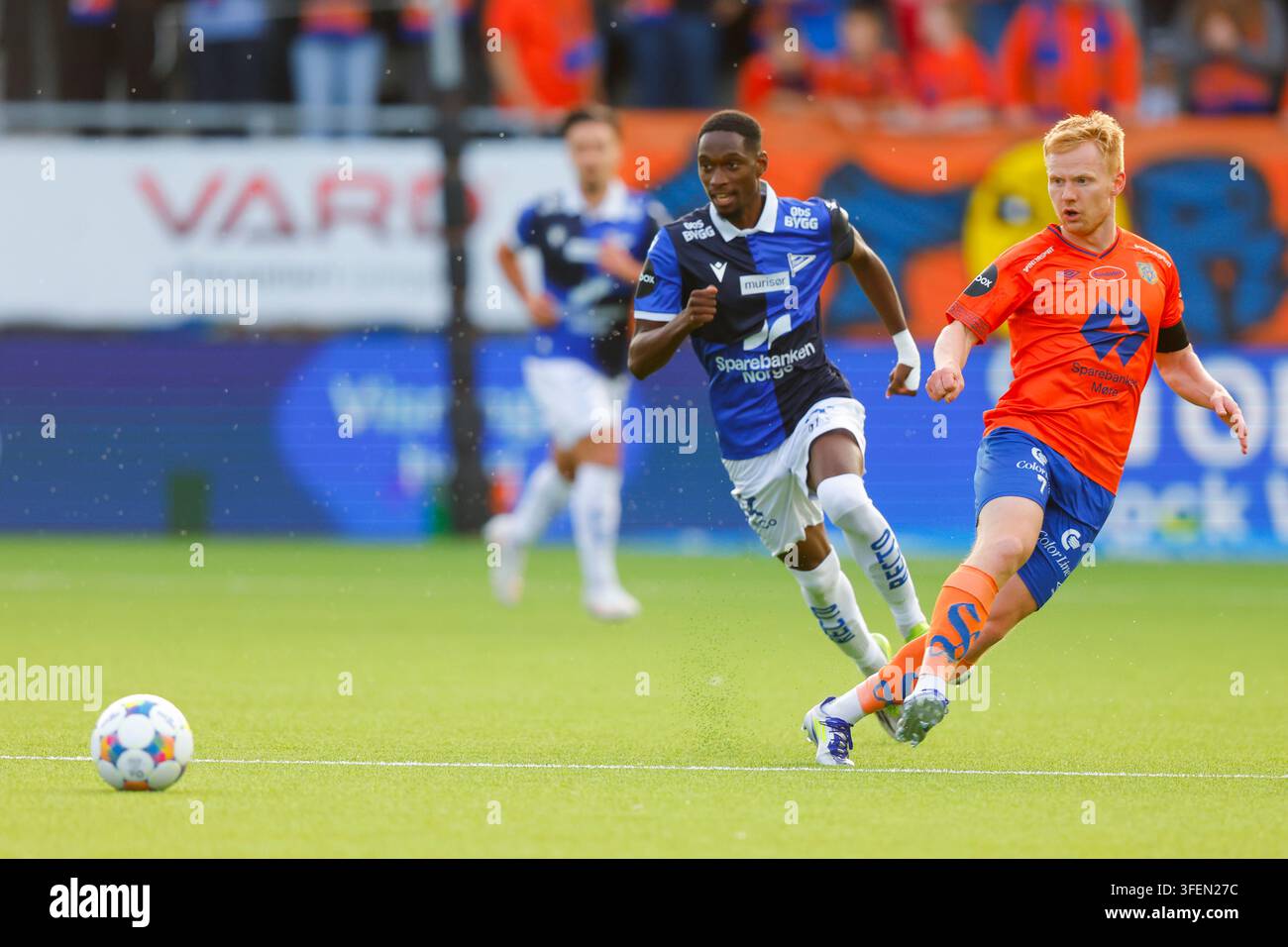 Ålesund 20260904. The elite football match between Aalesund and Start ...