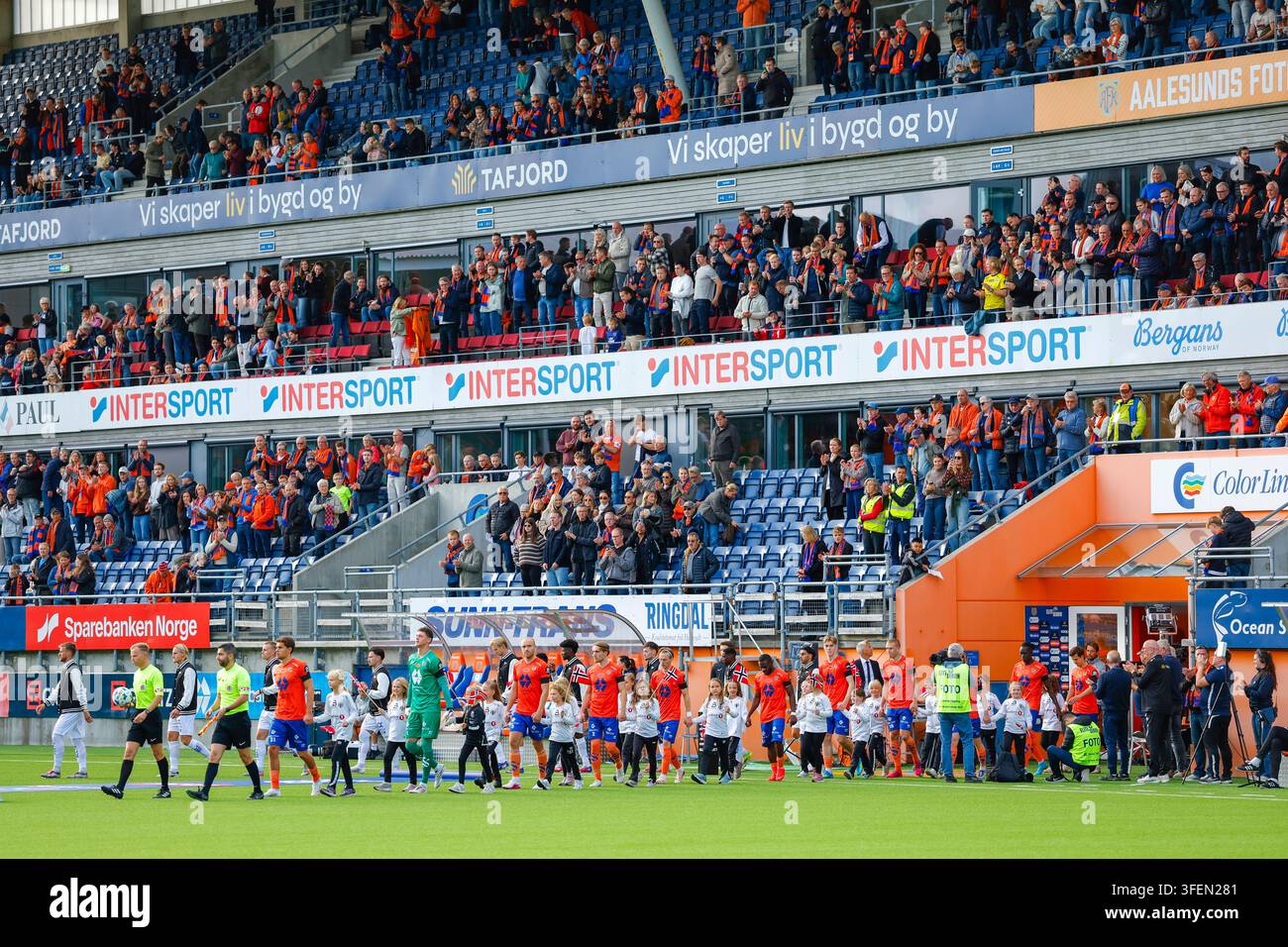 Ålesund 20260904. The elite football match between Aalesund and Start ...