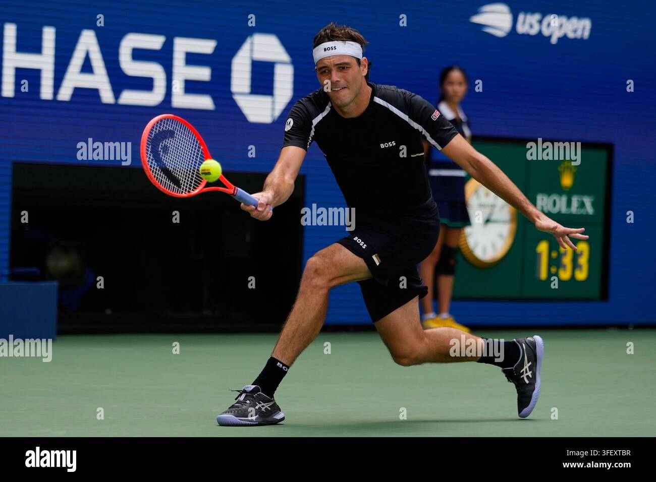 Taylor Fritz Of The United States Returns The Ball To Francisco