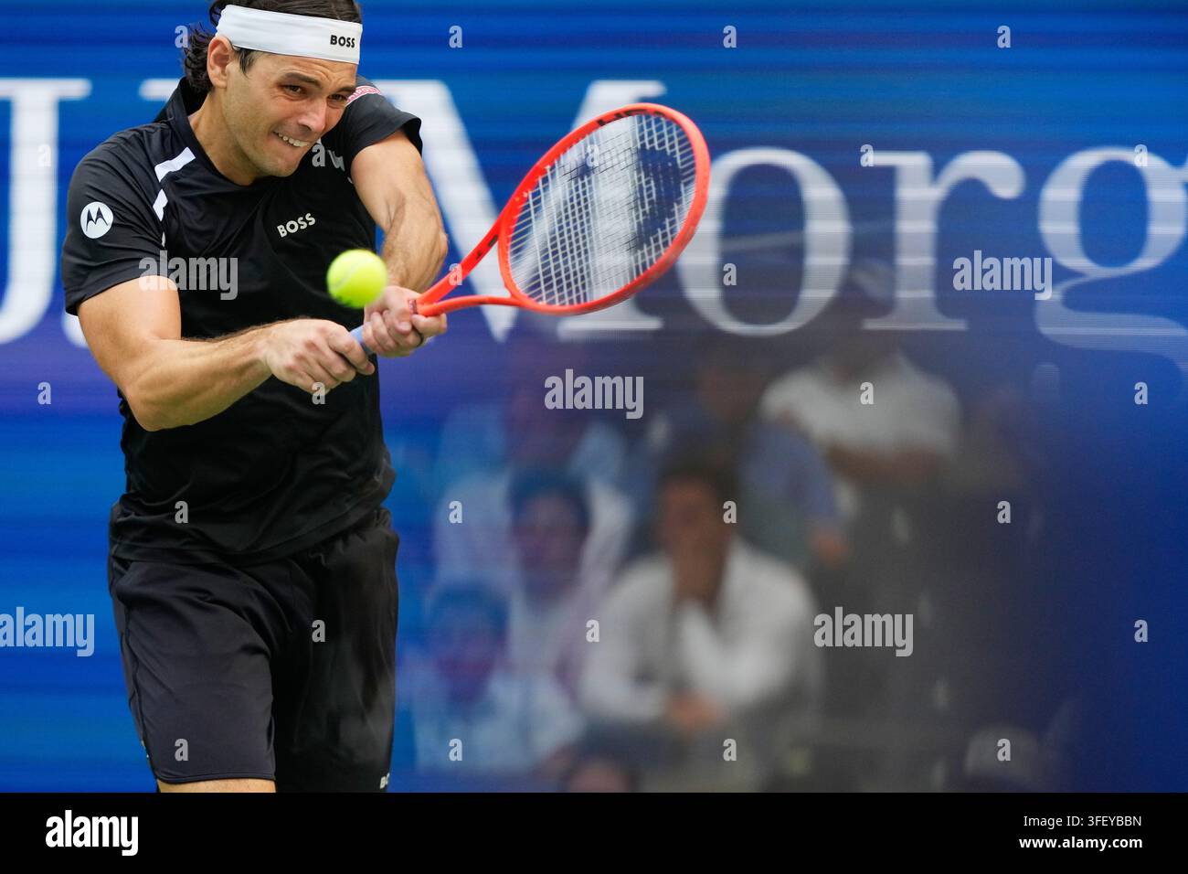Taylor Fritz Of The United States Returns The Ball To Francisco