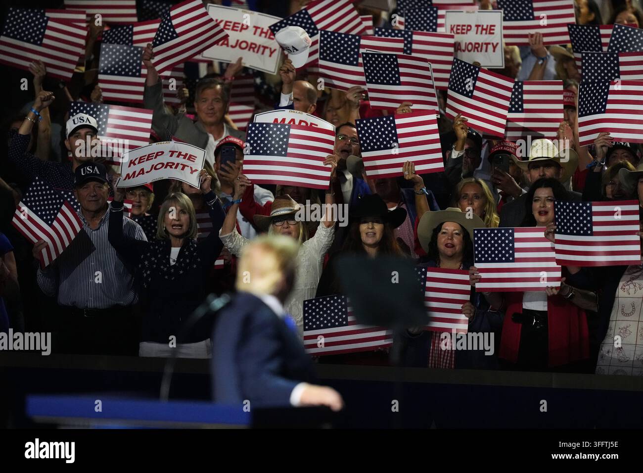 President Donald Trump Speaks At The Republican Convention Wednesday