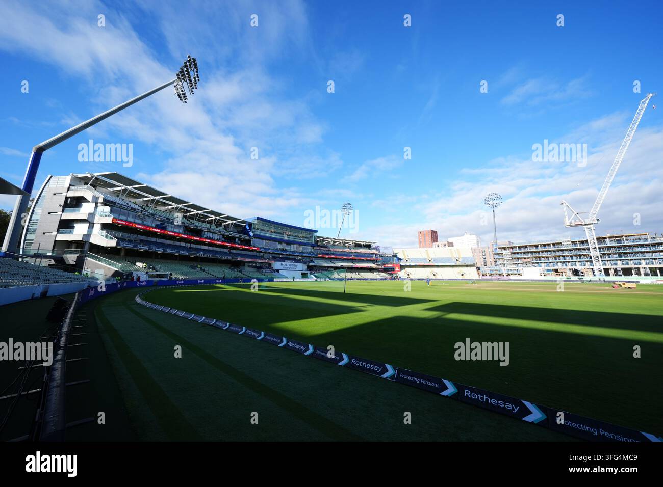 A General View Of Edgbaston Before Day Three Of The Third Rothesay Test