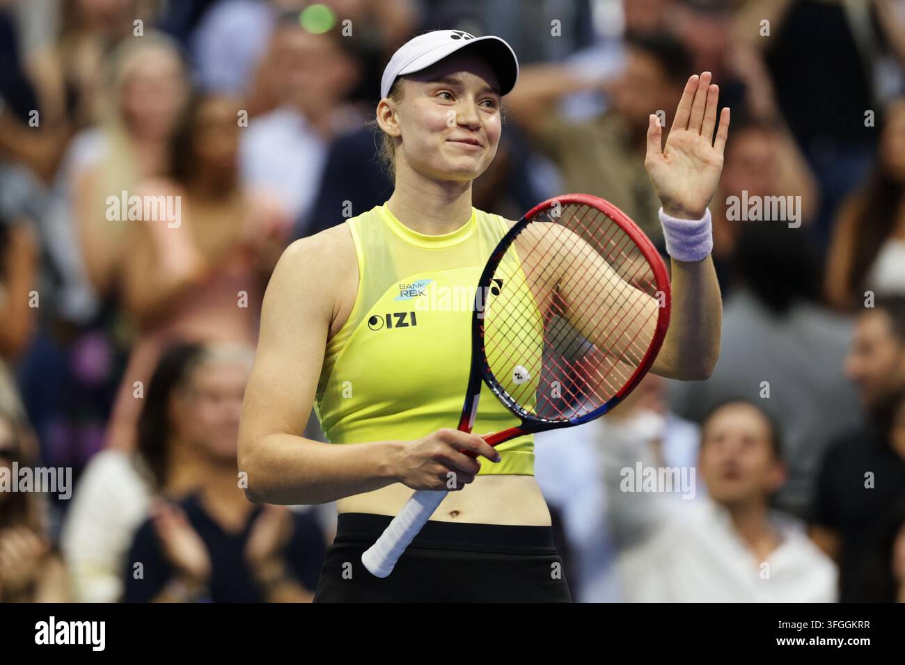 Elena Rybakina Of Kazakhstan Celebrates Winning The Womens Singles
