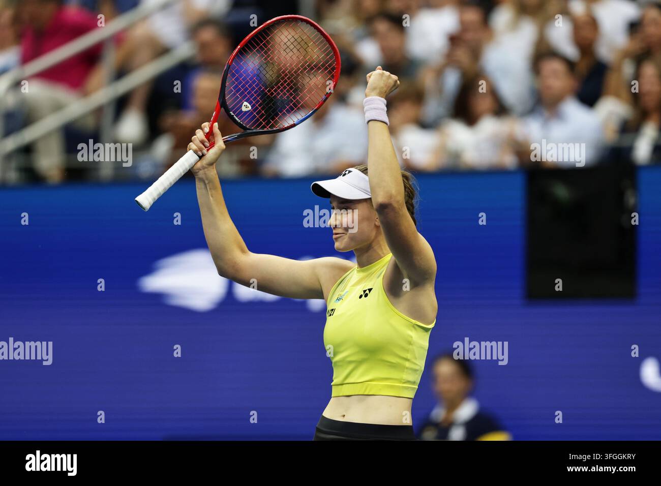 Elena Rybakina Of Kazakhstan Celebrates Winning The Womens Singles