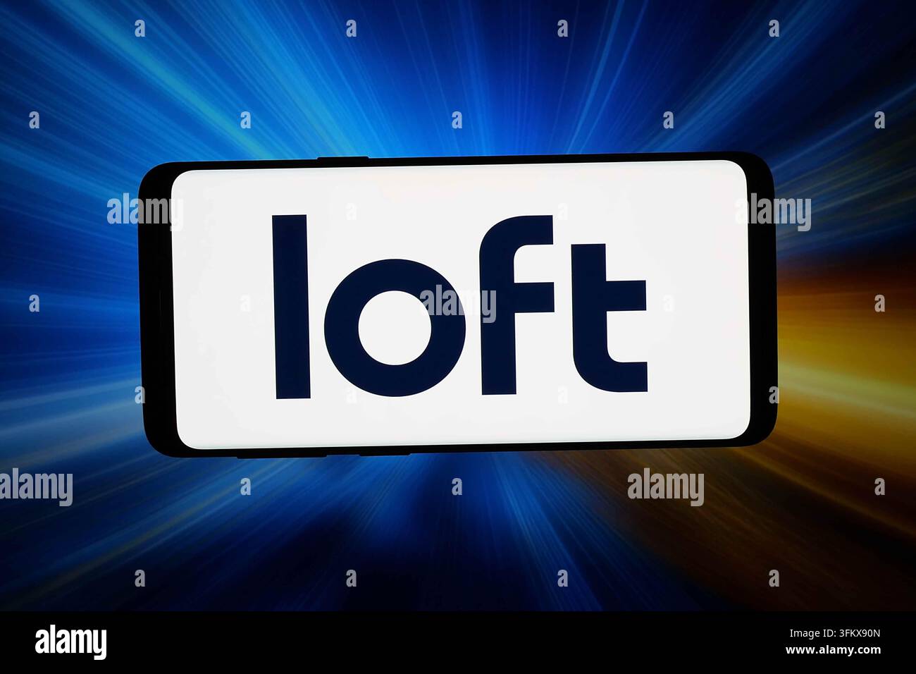 In this photo illustration, the logo of US space company Loft Orbital ...