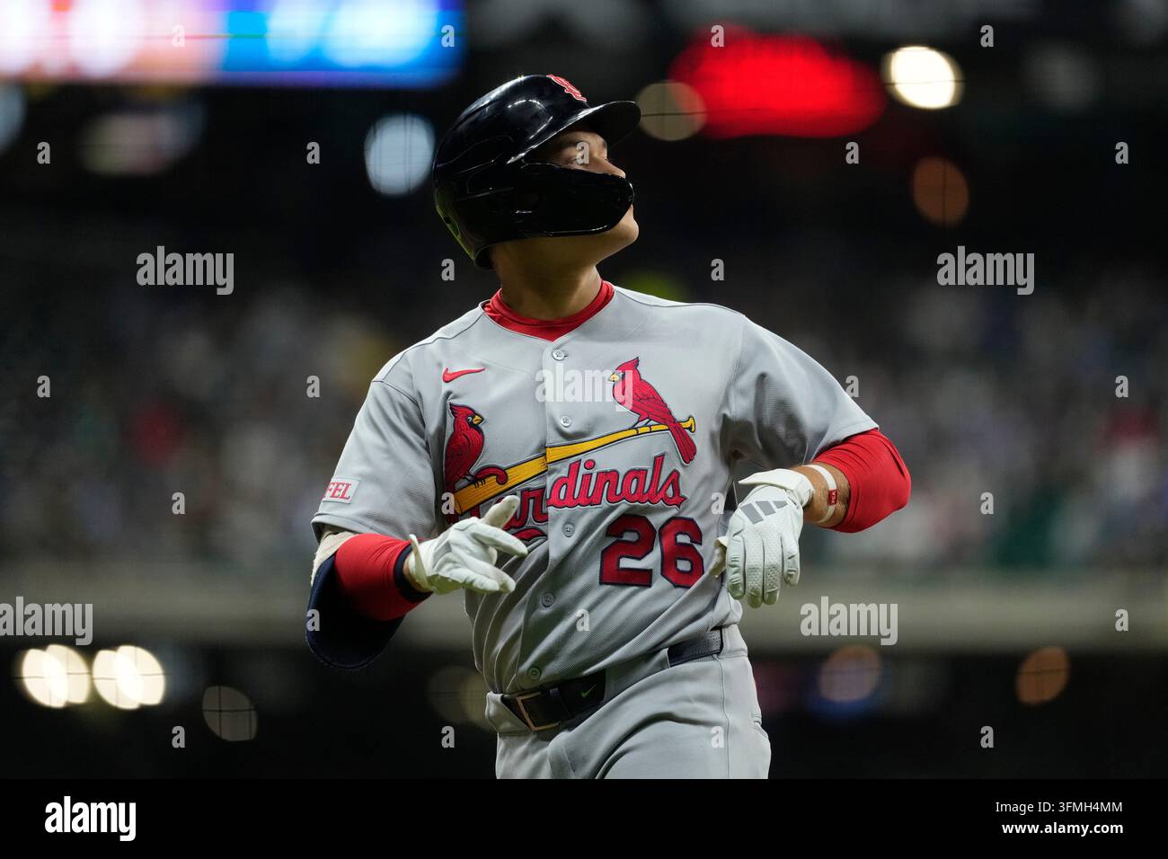 St. Louis Cardinals' JJ Wetherholt looks on during a baseball game ...