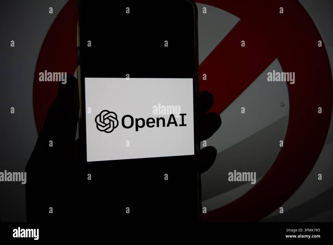 SHANGHAI, CHINA - SEPTEMBER 29, 2026 - The OpneAI logo displayed on a ...