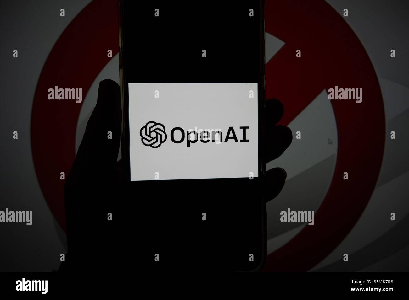 SHANGHAI, CHINA - SEPTEMBER 29, 2026 - The OpneAI logo displayed on a ...