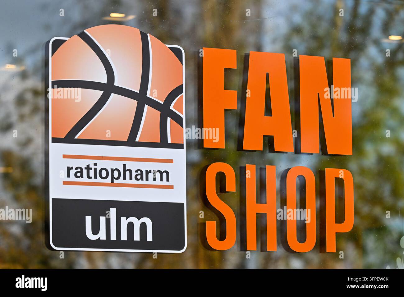 Fan shop at Orange Campus, ratiopharm ulm, Symbol photo, Symbol image ...