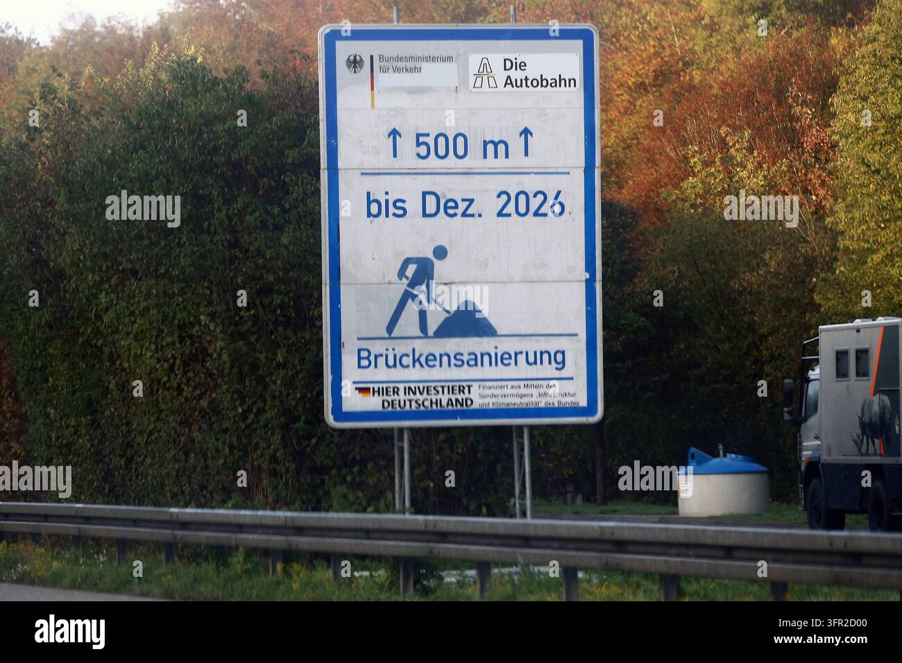 09.10.2026, xsvx, Wirtschaft, emwir, Brückensanierung Baustelle A5 ...