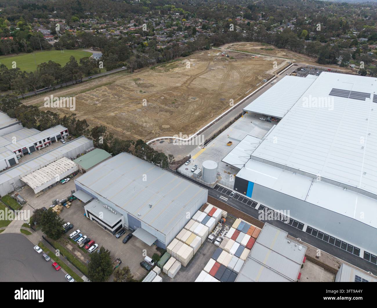 Melbourne, Australia - 14 October 2026: Aerial view of Bayswater North ...