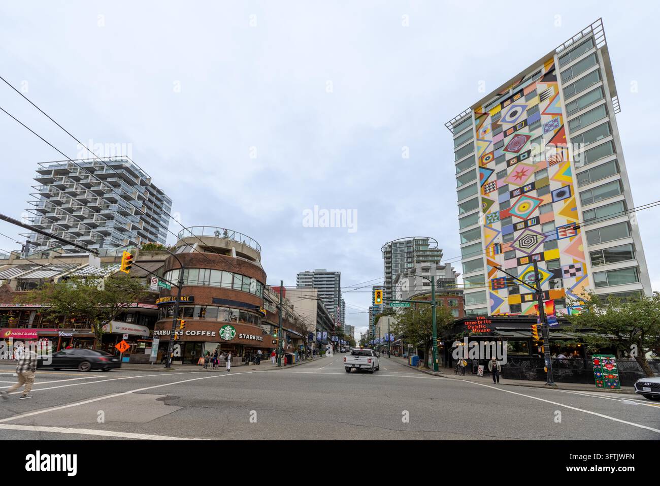 Vancouver, Canada - September 7, 2026: Horizontal wide angle view of an ...