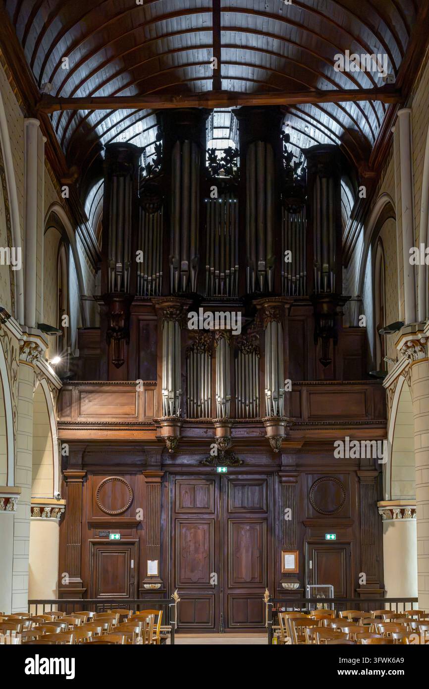 Verneuil-sur-Avre, France - 10 09 2026: Church of the Madeleine ...