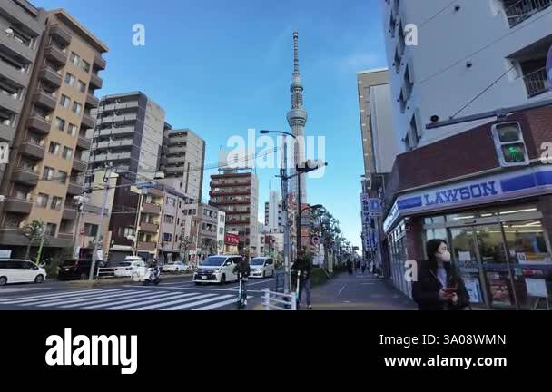 Honjo Azumabashi Tokyo Japan Riverside Historic Neighborhood, Dec 8 ...