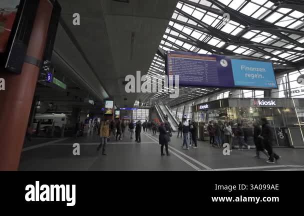 February 2, 2025. Lucerne, Switzerland. Lucerne railway station ...