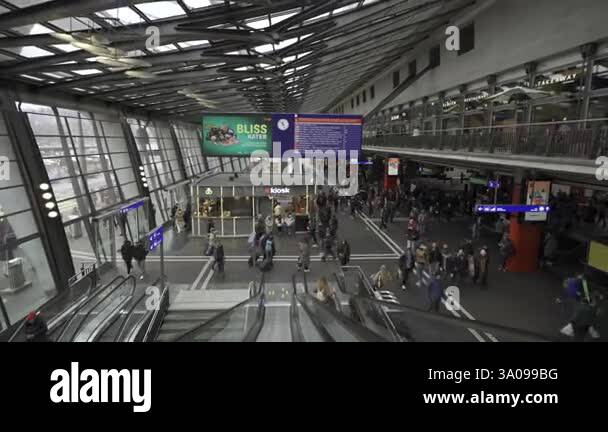 February 2, 2025. Lucerne, Switzerland. Lucerne railway station ...