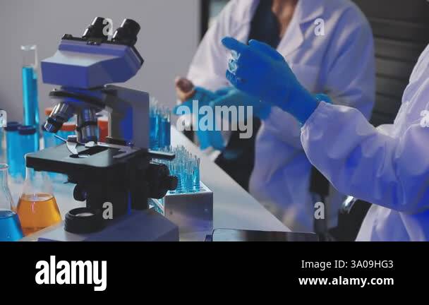 laboratory research, scientific laboratory Stock Video Footage - Alamy