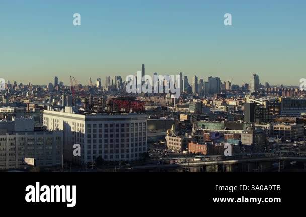 Breathtaking aerial view of New York City from Queens, showcasing ...