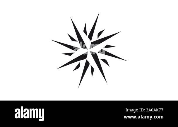 Compass rose illustration Stock Videos & Footage - HD and 4K Video ...