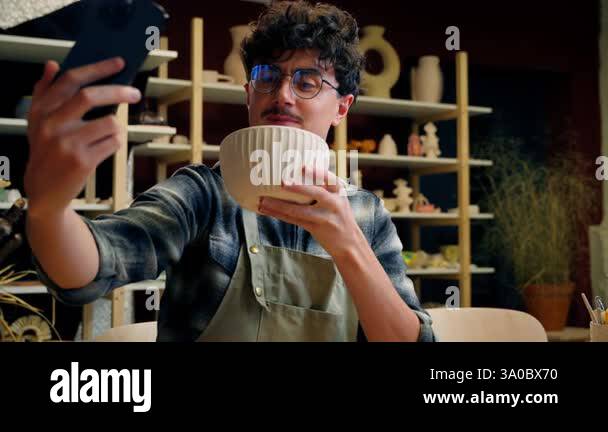 Pottery artist showing clay Stock Videos & Footage - HD and 4K Video ...