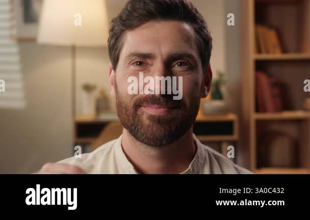 Caucasian man happy guy home owner new apartment showing keys real ...