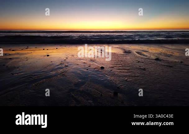 Southern California beach scenes near San Diego - Sunsets and seagulls ...