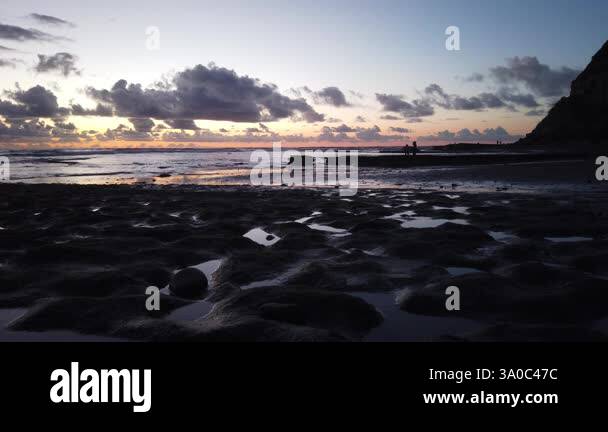 Southern California beach scenes near San Diego - Sunsets, surfers ...