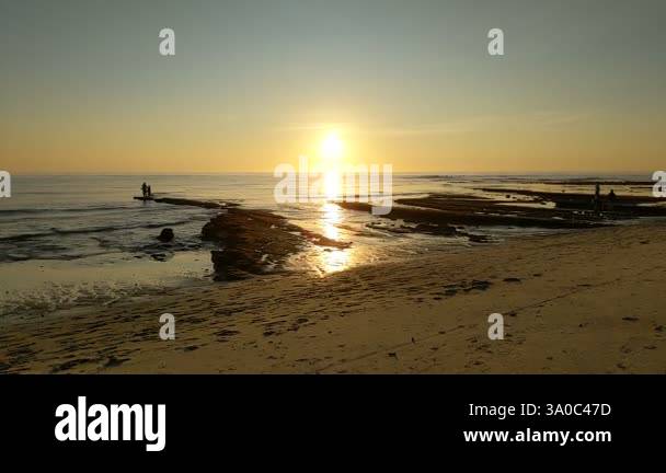 Southern California beach scenes near San Diego - Sunsets, surfers ...