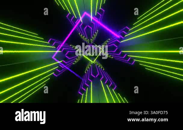 Exciting VJ loop on an abstract background with smooth flowing images. Ideal for creating a ...
