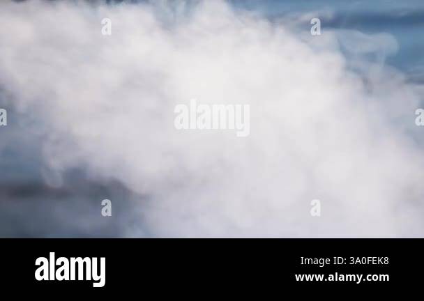 Abstract white smoke. Smoke, Cloud of cold fog in light spot background ...