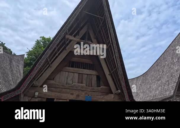 Traditional Bataknese Rumah Bolon at Samosir Island Authentic Jabu ...