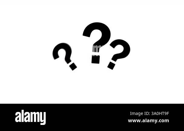 Three question marks graphic design, perfect for presentations. High ...