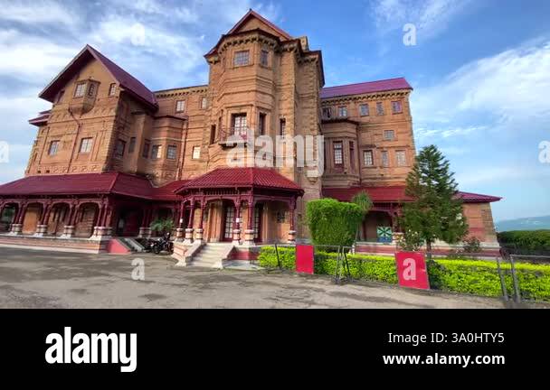 Jammu, Kashmir, India 23 July 2022. The Amar Mahal Palace Museum is a ...