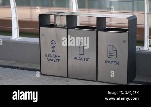 Modern paper recycling bins Stock Videos & Footage - HD and 4K Video ...
