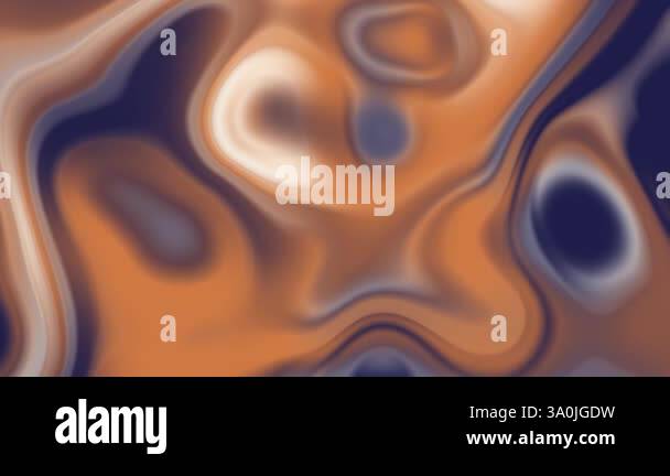 Earthy brown, orange, and blue tones blend with fluid motion in a ...