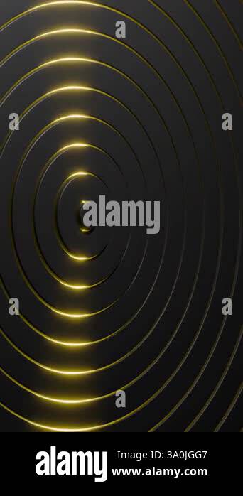 Concentric Rings Loop 3D satisfying animation Stock Video Footage - Alamy