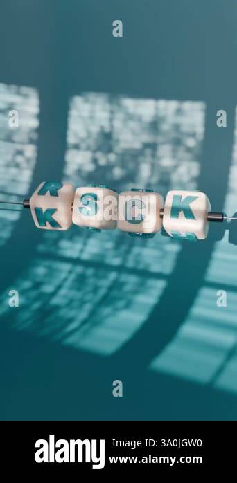 Risk to Rich animation concept 3D Stock Video Footage - Alamy