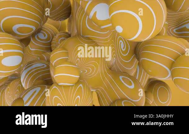 Geometical pattern round shapes motion graphic animated background ...