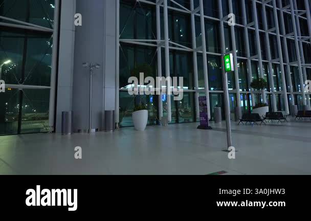 Istanbul, Turkey - February 23, 2025 - A modern airport terminal at ...